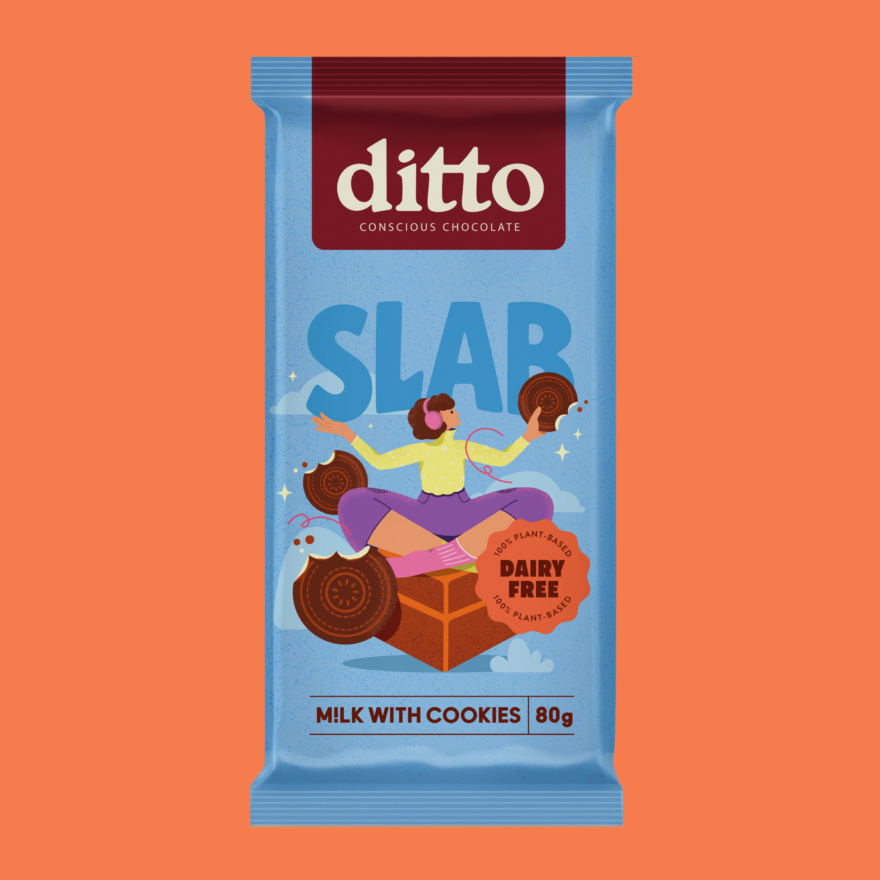 Cookies & Cream - Milk Chocolate (12 x 80g) – ditto